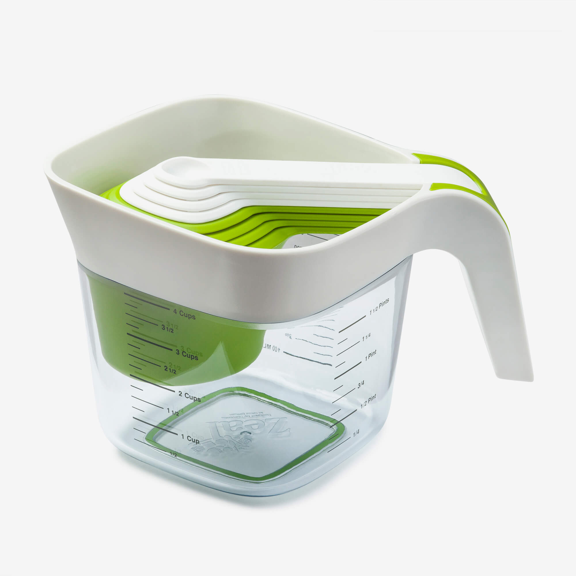 Zeal Stack & Store Measuring Jug & Spoon Set | Food Prep & Gadgets